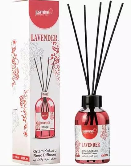 Amazon.com: Jasmine Turkish Reed Diffuser (Lavender) Set 3.72 Fl. Oz ...