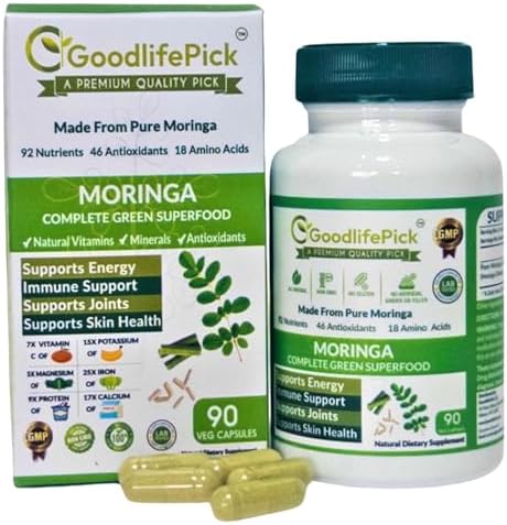 Amazon.com: Premium Moringa Capsules Made from Pure Moringa Oleifera ...