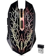 Amazon.com: VEGCOO C10 Wireless Gaming Mouse Rechargeable Silent ...