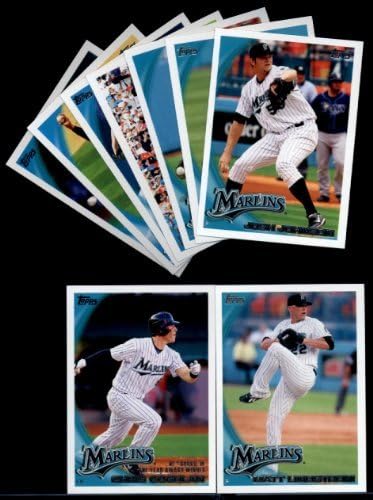 2010 Topps Baseball Cards Complete TEAM SET: Florida Marlins (Series 1 ...