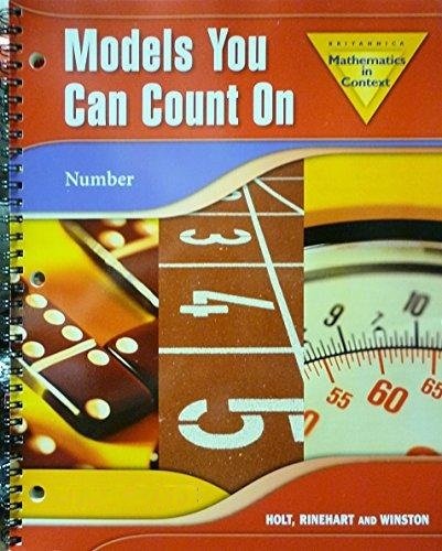 Amazon | Models You Can Count on Mic Grade 6: Holt Math in Context ...