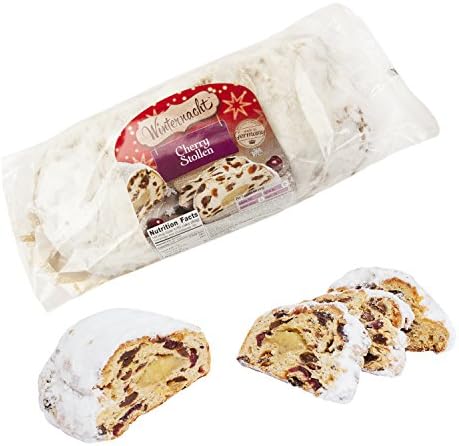 Amazon.com : BRUBAKER "Winternacht" Cherry Marzipan Stollen - 26oz ...