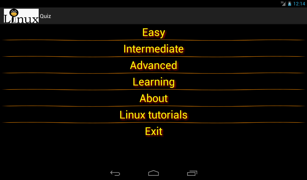 Linux tutorial + quiz - App on Amazon Appstore
