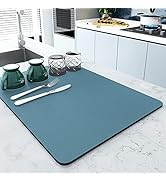 Amazon.co.jp: MuTong 水切りマット 珪藻土 速乾吸水マット 食器乾燥マット 30*40cm 丸めて収納 滑り止 スポンジワイプ 洗える 抗真菌 消臭 速乾性 耐油性 お ...