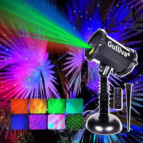 Outdoor Firefly Projector Lights with Multi-Color Aurora Effects ...