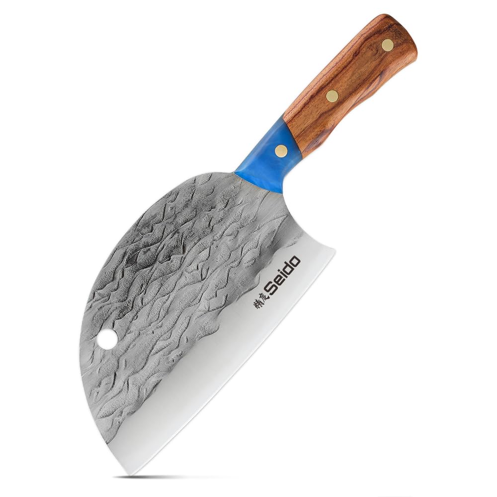 Amazon.com: Seido Knives Kaiyo Cleaver Knife | High-Carbon Stainless ...