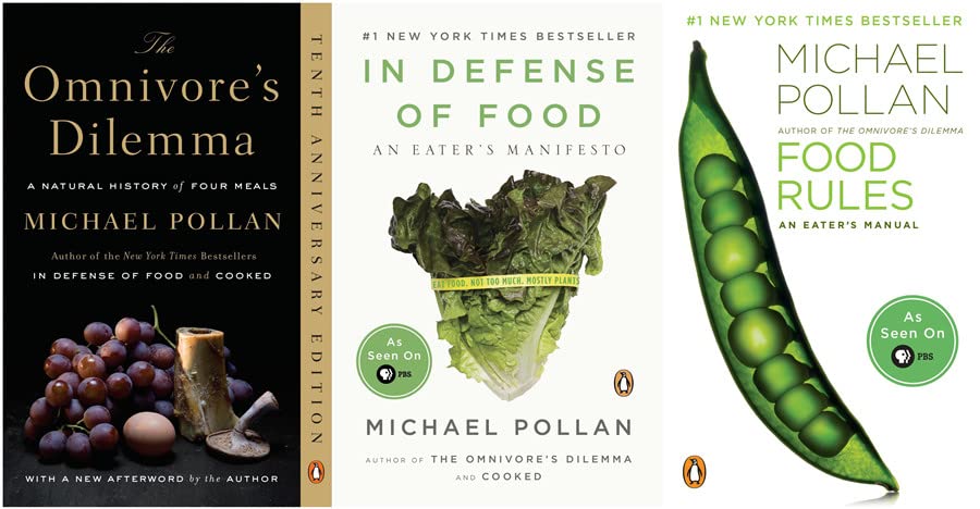 Michael Pollan Bestselling 3 Books Set - The Omnivore's Dilemma, In ...