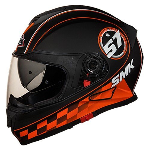 SMK Twister Blade Full Face Helmet with Pinlock Fitted Clear Visor ...