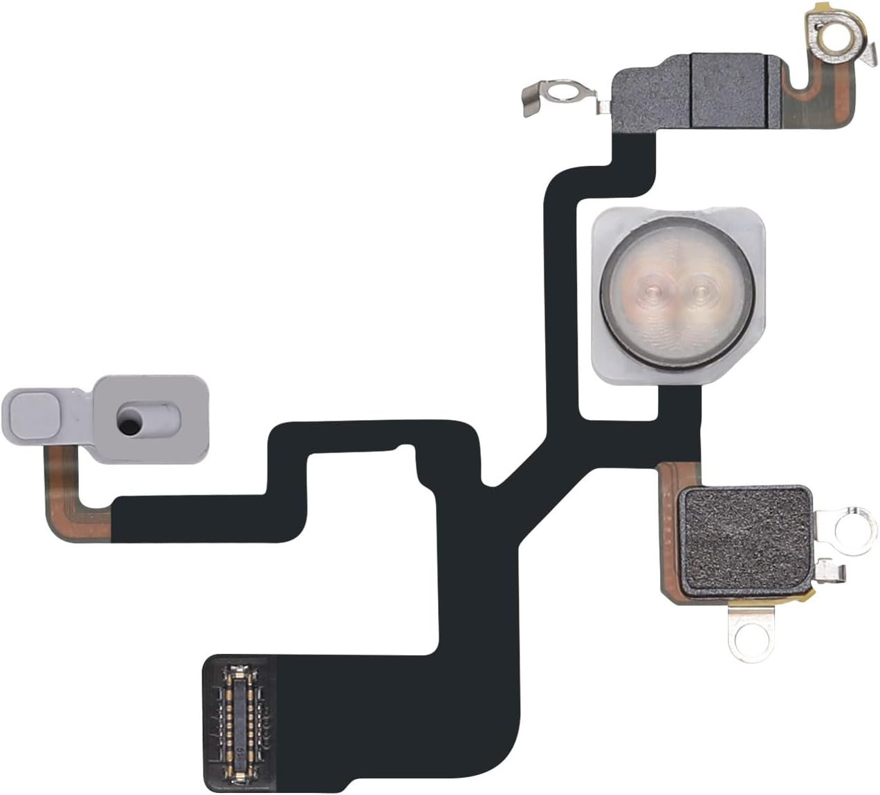 Amazon.com: Risidamoy Flash Light Flex Cable Replacement for iPhone 12 Pro Max Repair Flashlight ...