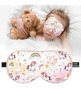 Amazon.com: Kids Sleep Mask Eye Cover: 100% Real Natural Pure Silk Eye ...