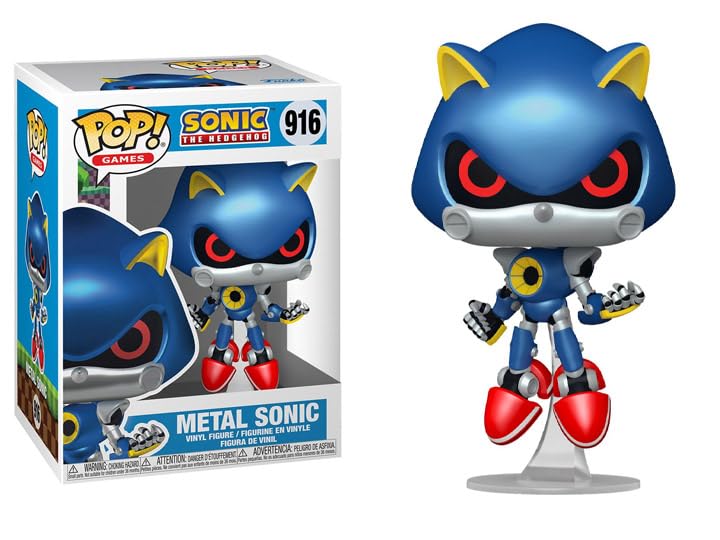 Amazon.com: Funko Pop Sonic The Hedgehog + Protector: Pop! Games Vinyl ...
