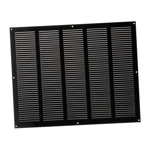500x400mm (20×16″) Black Ventilation Grille Insect Protection Exhaust ...