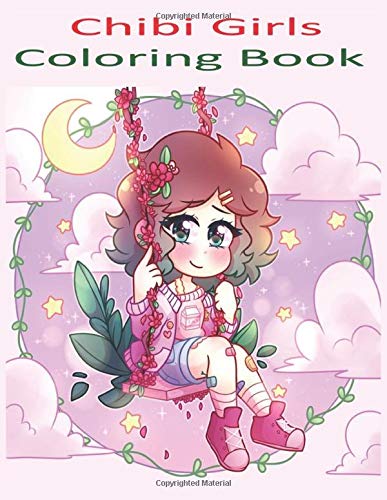 Buy Chibi Girls Coloring Book: For Kids with Cute Adorable Kawaii ...