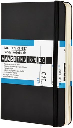 Amazon.com : Moleskine City Notebook Washington DC : Moleskine City ...
