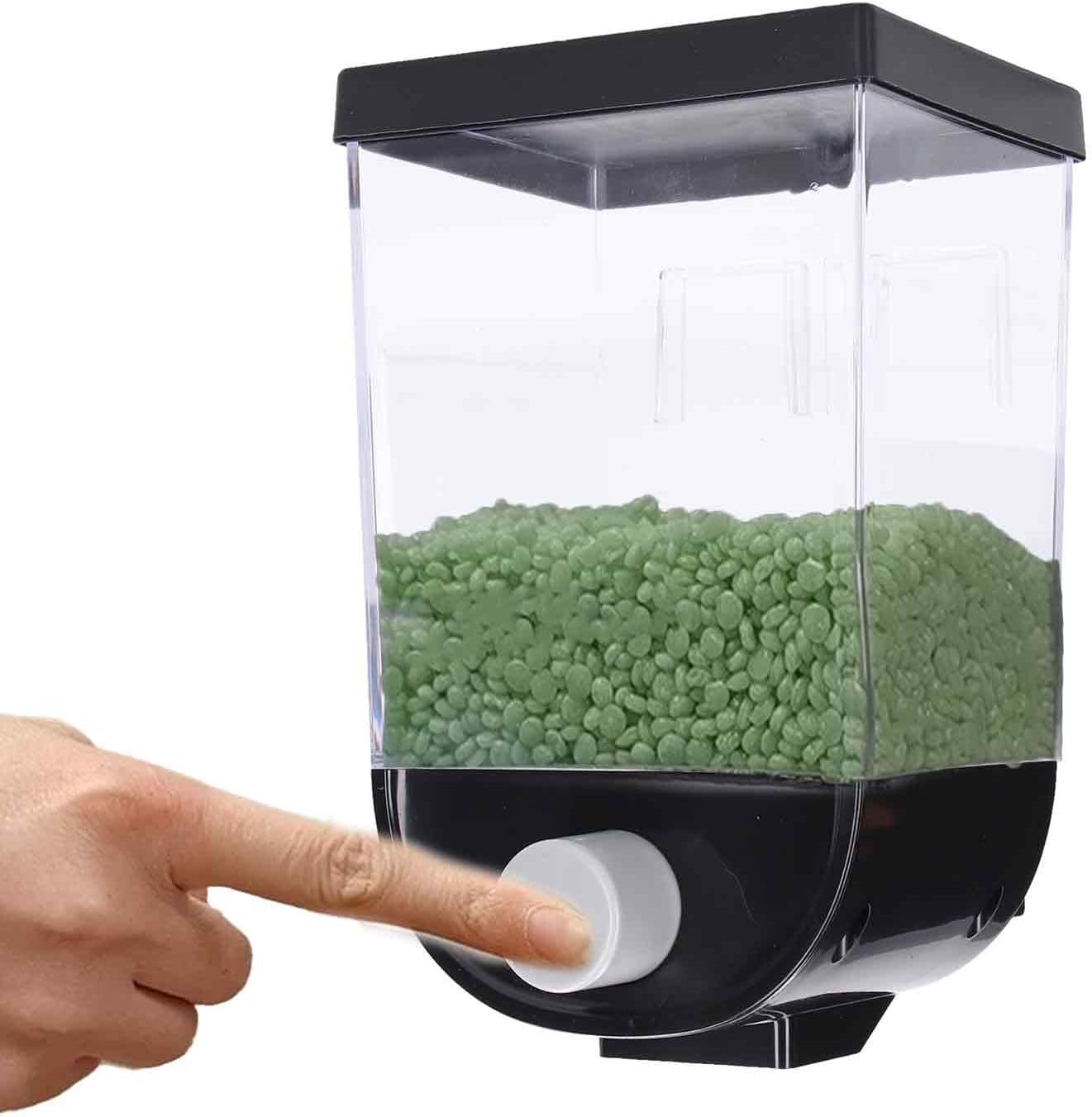 Amazon.com: Square Wall Mounted Dry Food Dispenser, Two Sizes Cereal ...