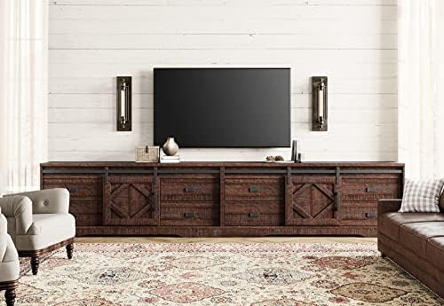 Amazon.com: WAMPAT TV Stands Entertainment Center for 100+ Inch TVs, 4 ...