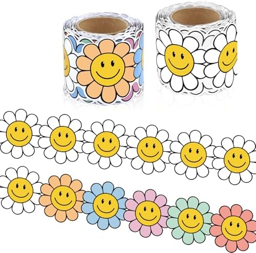 Amazon.com: VABAMNA Retro Bulletin Board Border Decorations for ...