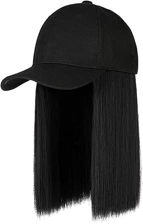 TEVEQ Universal Rear Window Visor Attached Hair Hair Wig Baseball Hat ...