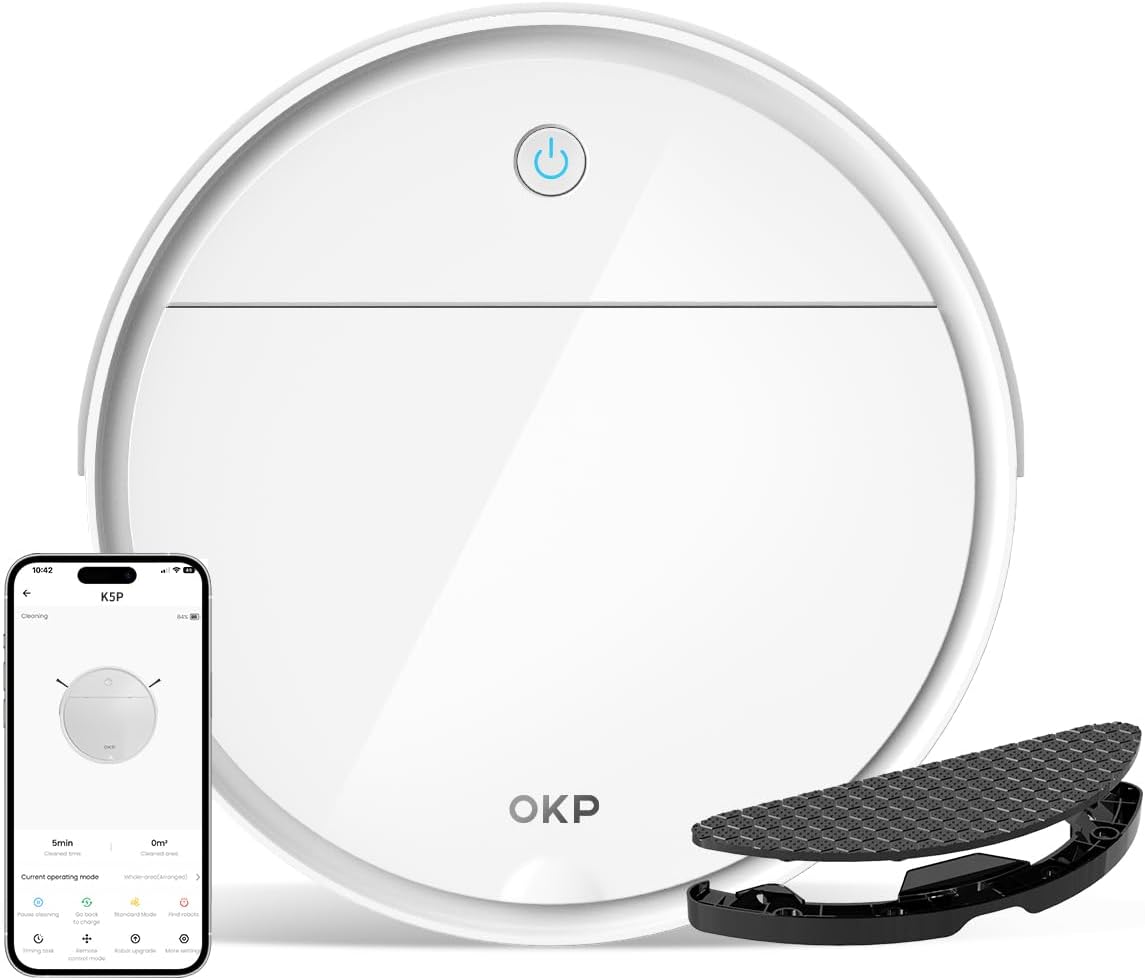 Amazon.com - OKP Life K5P Robot Vacuum Cleaner, Robot Vacuum and Mop ...