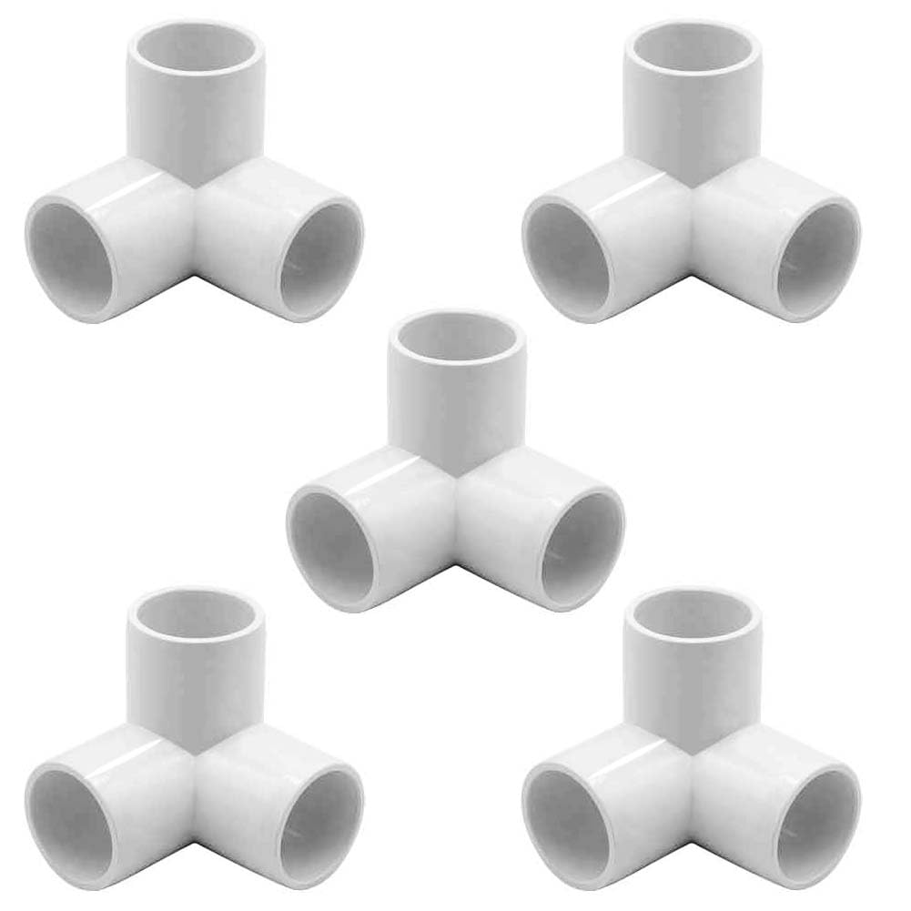 Amazon.com: YSIL PVC Fittings Elbow Furniture Grade Connector 3 Way 2 ...