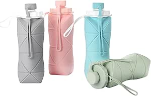 Amazon｜600ML 水筒 折り畳み式 ウォーターボトル PP製 保温 保冷 2WAY スポーツボトル 直飲み スポーツボトル スポーツ水筒 便利 食品レベル 80％体積収縮｜水筒・マグ ...