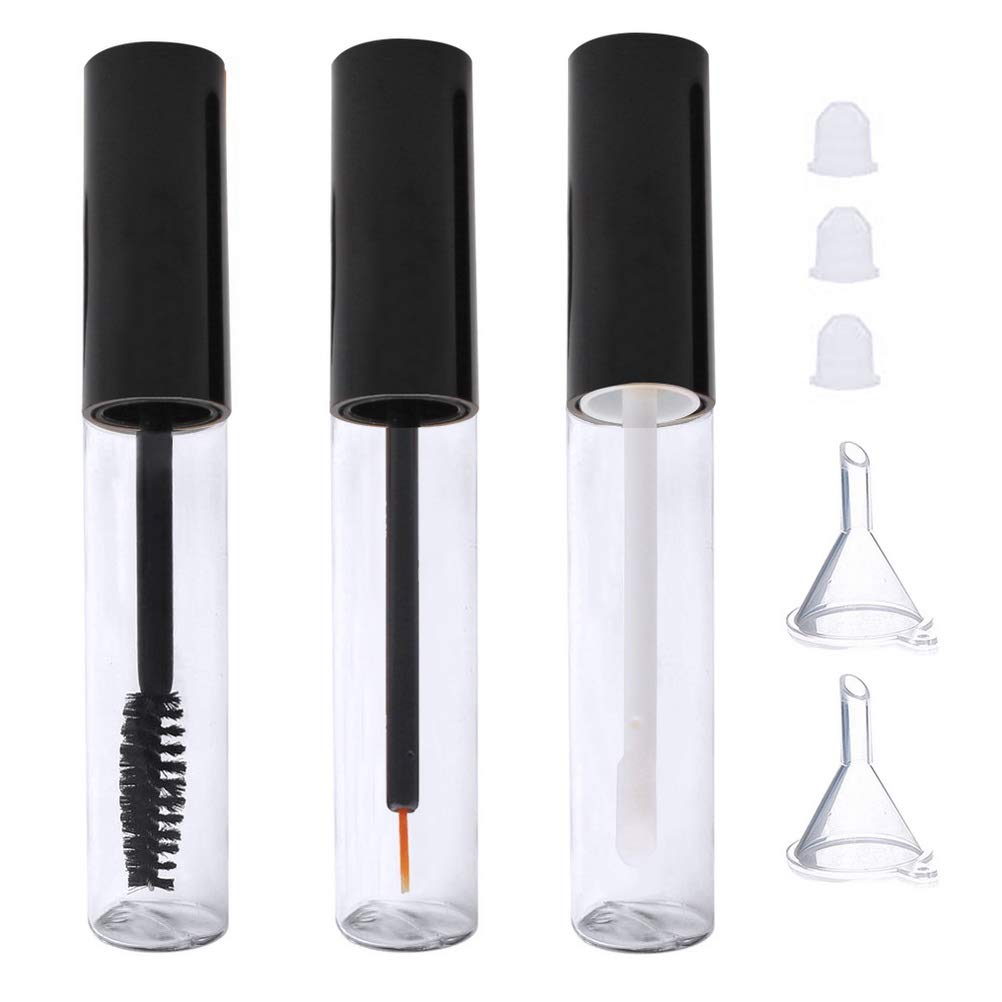 Amazon.com : 10ml Empty Mascara Tube, Eyeliner Tube and Lip Gloss Tubes ...