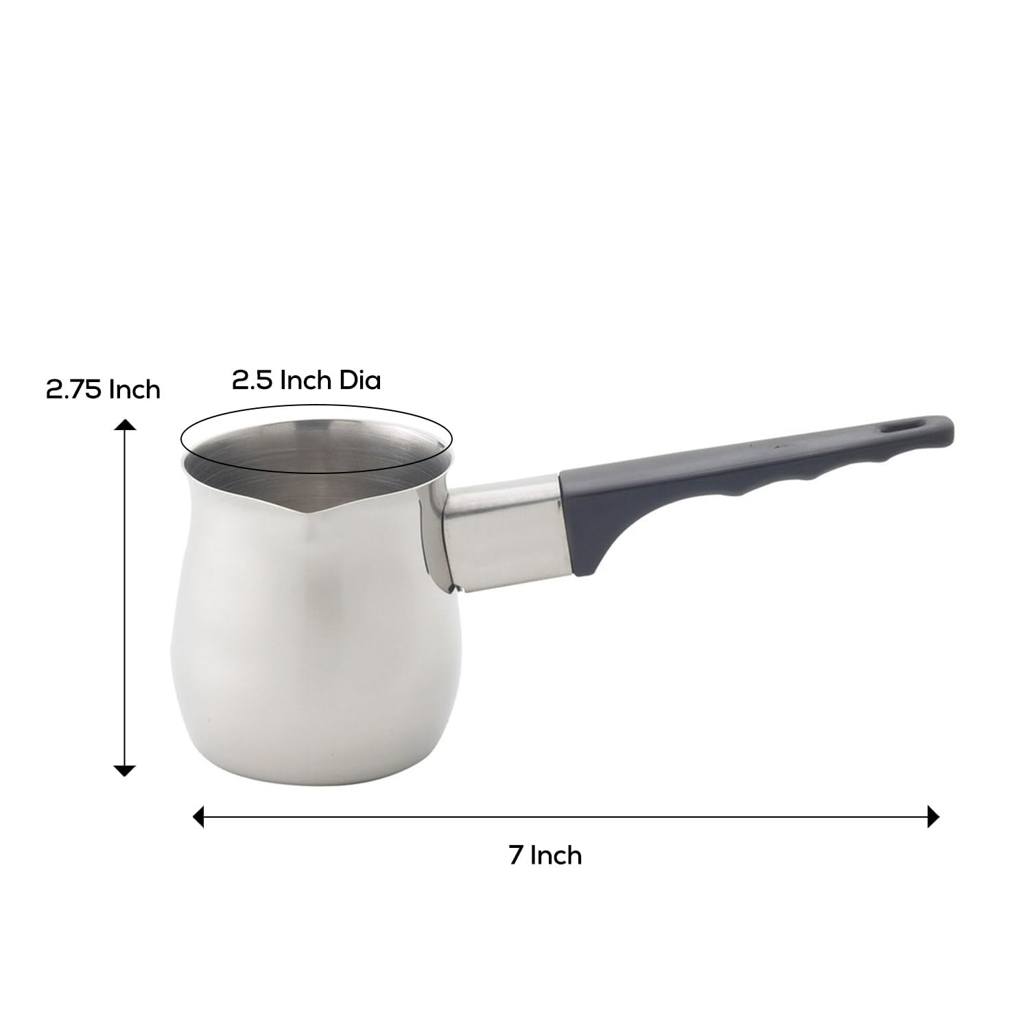 Stainless Steel Briki Joyzan Turkish Coffee Pot - 600ML Stainless Steel ...
