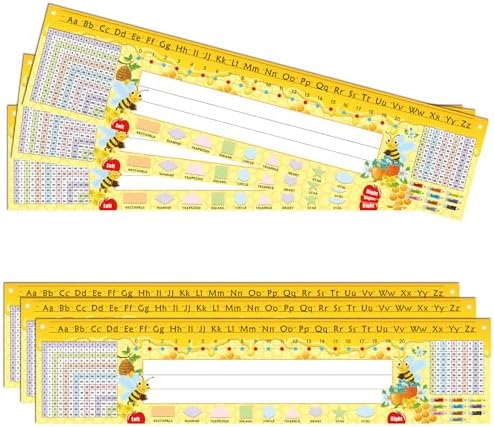Amazon.com: 13X3 inch Bee Traditional Manuscript Nameplates Student ...