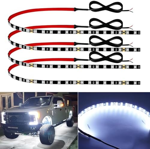 Amazon.com: 12V Led Light Strip 18" Connectable White Led Strip Lights ...