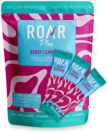 Amazon.com : ROAR Complete Hydration Powder Plus - Hydration Packets ...