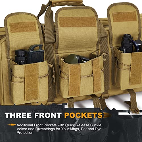 Snapklik.com : PERFBAGS Soft Rifle Case 48 Inch, Tactical Long Double ...