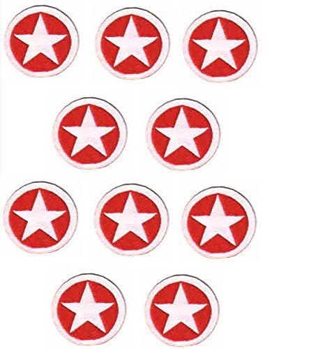 CHIMES Printed Sew on 10 Patches Combo Small for Clothes Jackets Pants ...