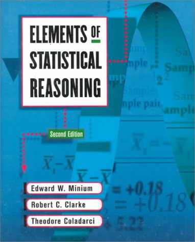 Amazon.com: Elements of Statistical Reasoning: 9780471192770: Minium ...