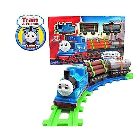 Buy Toy Terra Thomas Cartoon Train Toys for Kids Age 4-5 Years 11 Pcs ...