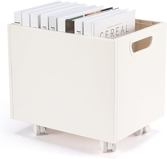 Amazon.com: CINPIUK Rolling File Organizer with Wheels, Stackable ...