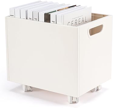 Amazon.com: CINPIUK Rolling File Organizer with Wheels, Stackable ...