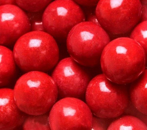 Amazon.com : Large Red Gumballs - 2 Pounds x 1 inch - Approximately 120 ...