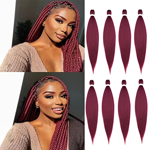 Pre Stretched 20 Inch 8 Packs Braiding Hair Extensions Braid ...