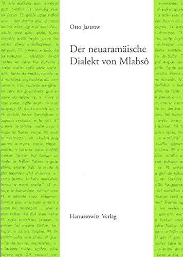 Der Neuaramaische Dialekt Von Mlahso: 14 (Semitica Viva,): Amazon.co.uk ...