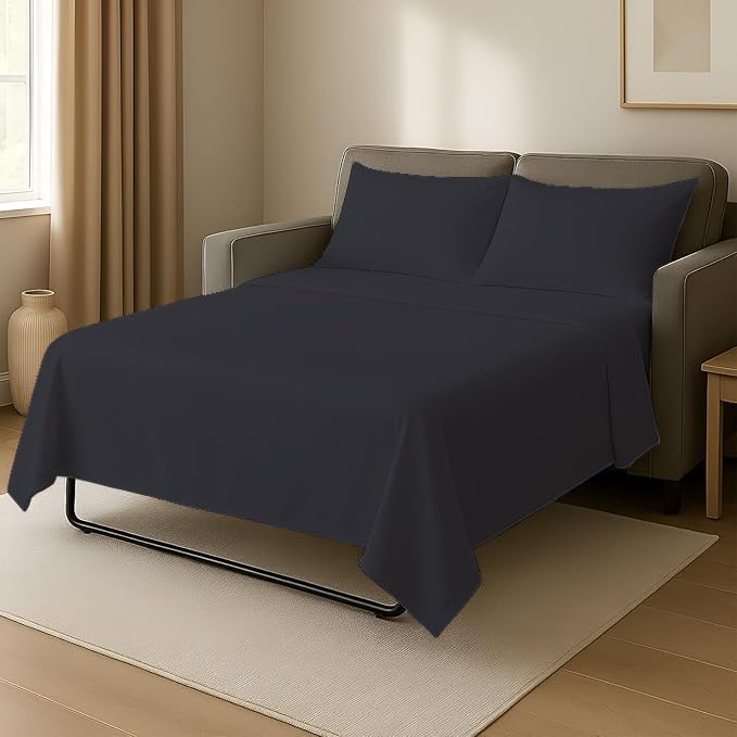 Amazon.com: Such Textiles 4 Piece Sleeper Sofa Bed Sheet Set Full Size ...