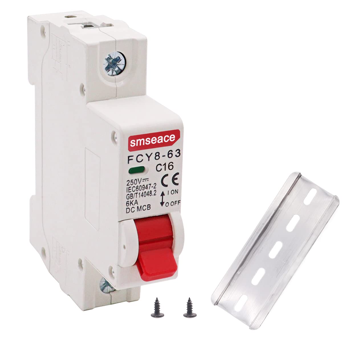 Snapklik.com : Smseace Low-Voltage DC Miniature Circuit Breaker, 16A 1P ...