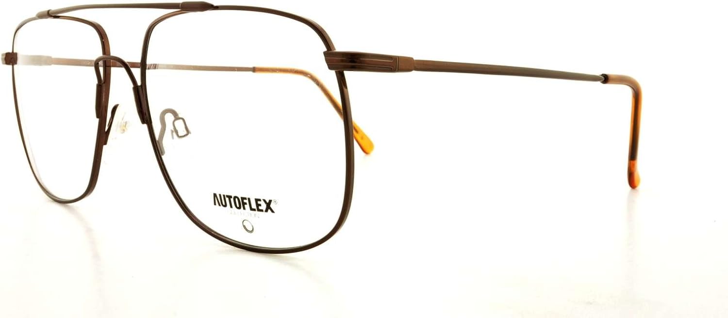 Amazon.com: Flexon Autoflex 10 Eyeglasses 850 Brown 59 16 145 : Health ...
