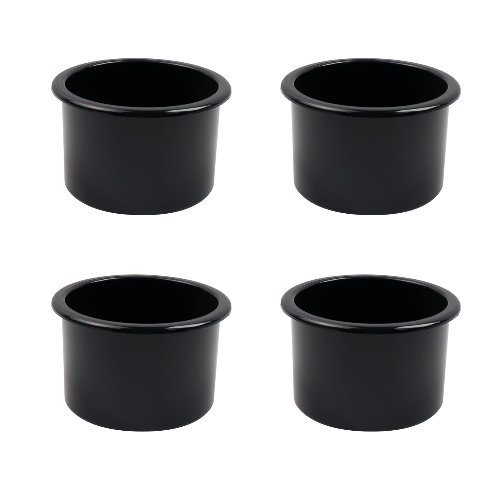 Amazon.com: Dnyta 4pcs 4"x2.5" Black Plastic Cup Holder Small Sofa Cup ...