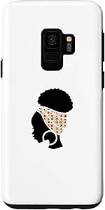Amazon.com: Galaxy S9 Afo Woman with African Andinkra Symbols, Pattern ...