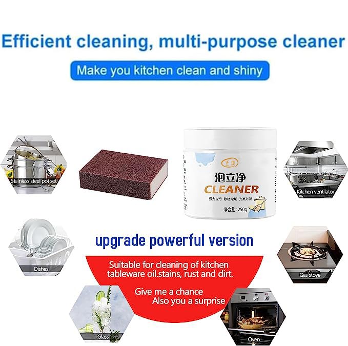 Snapklik.com : Kitchen Foam Rust Remover, Kitchen Cleaning Powder,Soak ...