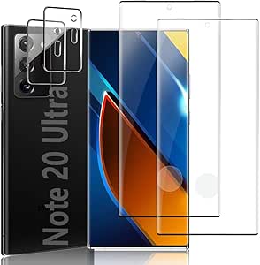 Amazon.com: [2+2 Pack] Galaxy Note 20 Ultra Screen Len Camera Protector ...