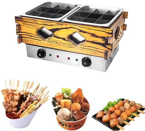 Amazon.com: Commercial Oden Cooking Machine, 9-Hole Removable Partition ...