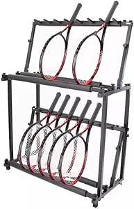 Amazon.co.jp: Tennis Rackets Storage Rack, Tennis Racquet Holder, Floor ...