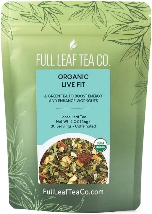 Amazon.com : Organic Live Fit Loose Leaf Tea - 2 oz Bag (Approx. 30 ...