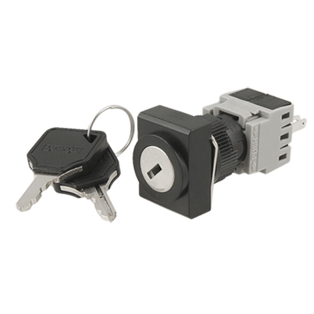 RANDWICK AC 250V 5A Two 2 Position Rotary Selector Key Lock Switch DPST ...